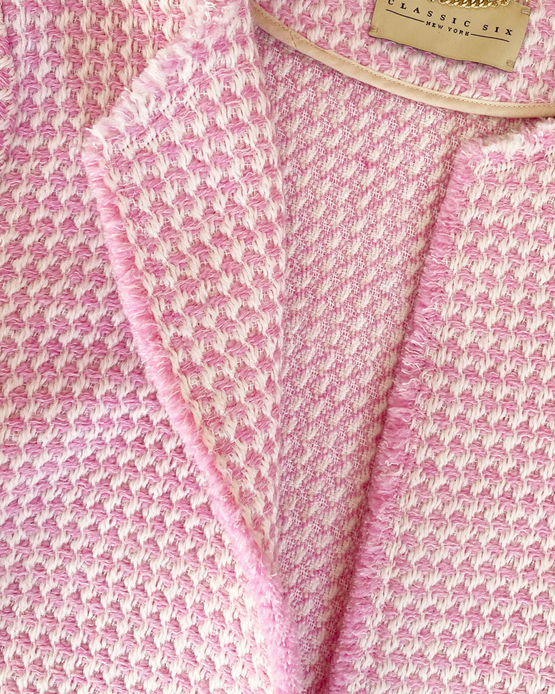 Gabrielle Convertible Box Jacket in Pink – Classic Six